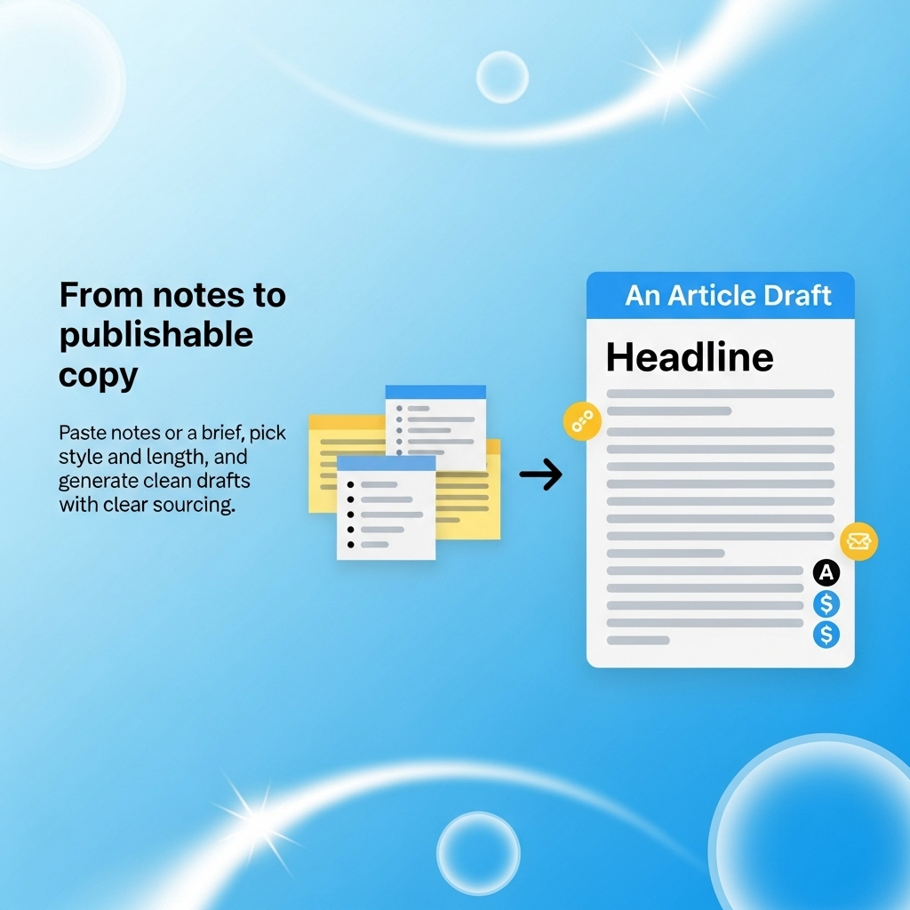 Free AI News Article Maker - FaddyAi